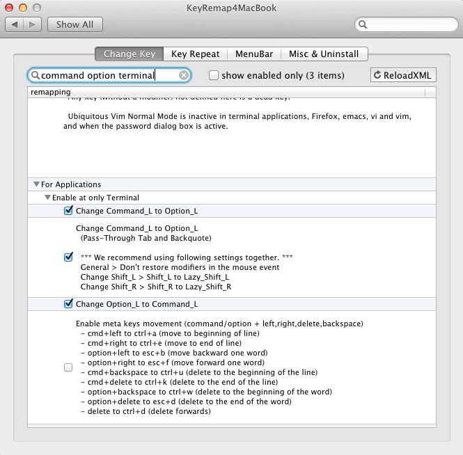 Am3 18 11 Terminalとcocoa Emacsでcommandキーとoptionキーを入れ替える