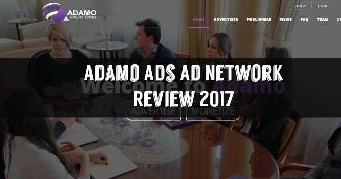 Adamo Ads Ad Network Review - MMO18