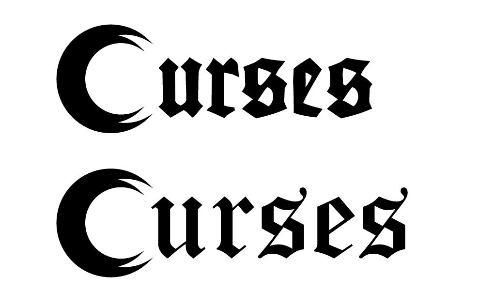 Design Practice: Curses - Logo Development