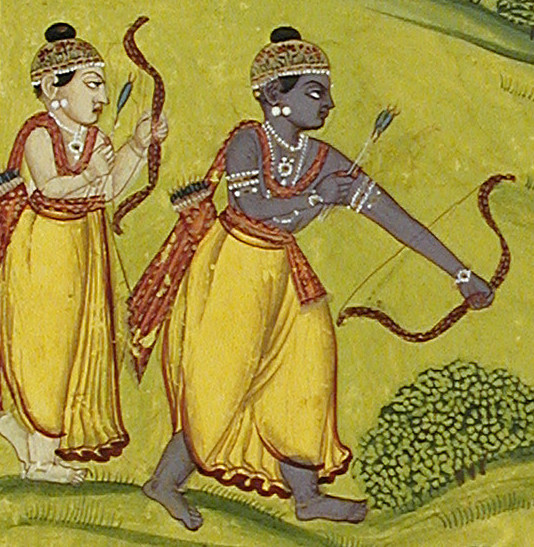 Indian Epics: Images and PDE Epics: Image: Rama and Sugriva; Rama and Vali