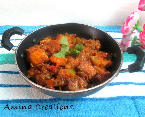 AMINA CREATIONS: VEG SIDE DISHES FOR CHAPATHI