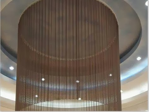 Stainless steel rope mesh,Metal mesh fabric: Metal drapery