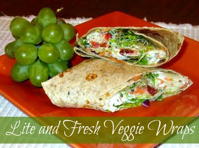 Lite and Fresh Veggie Wraps