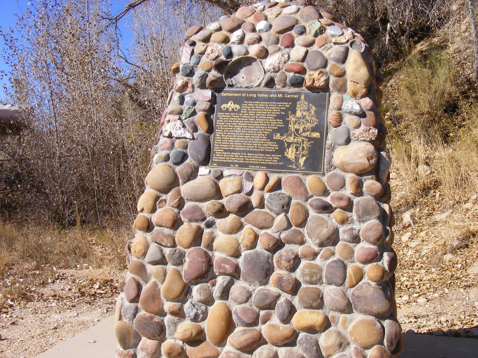 Kane County Heritage: Dr. Priddy Meeks & Long Valley Settlement Monument