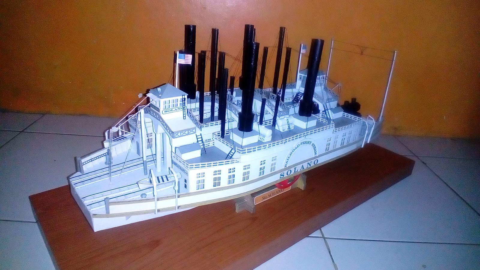 Papermodel Kapal Perang & Lain2: Paper Replika Solano Ferry Boat