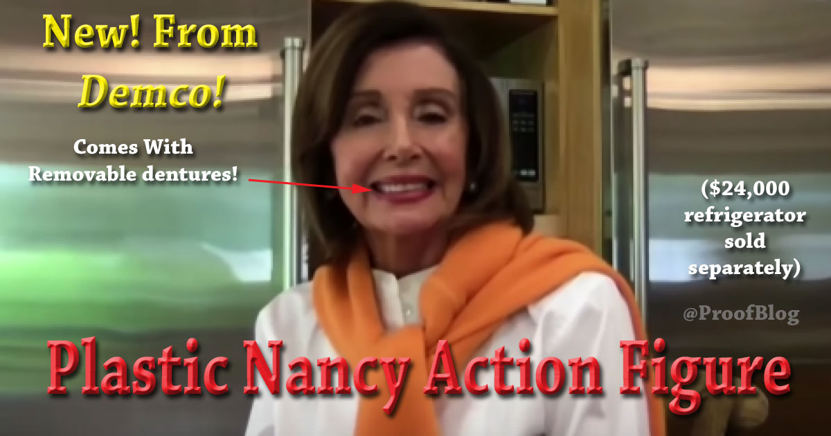 Proof Positive: New From Demco! Plastic Nancy Action Figure!