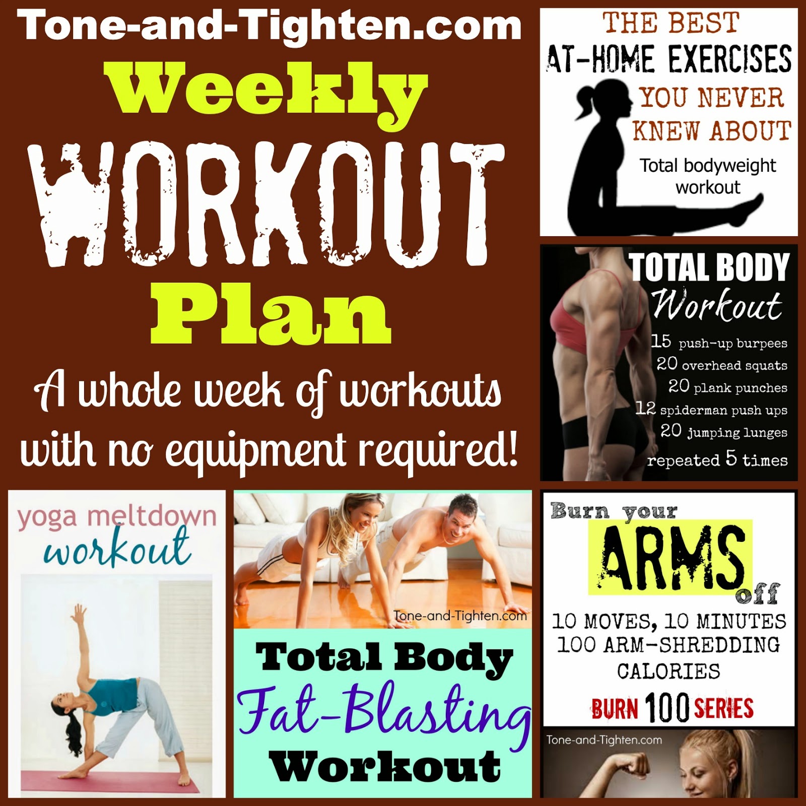 Easiest Way to Make Yummy Workout Plan Week - Prudent Penny Pincher