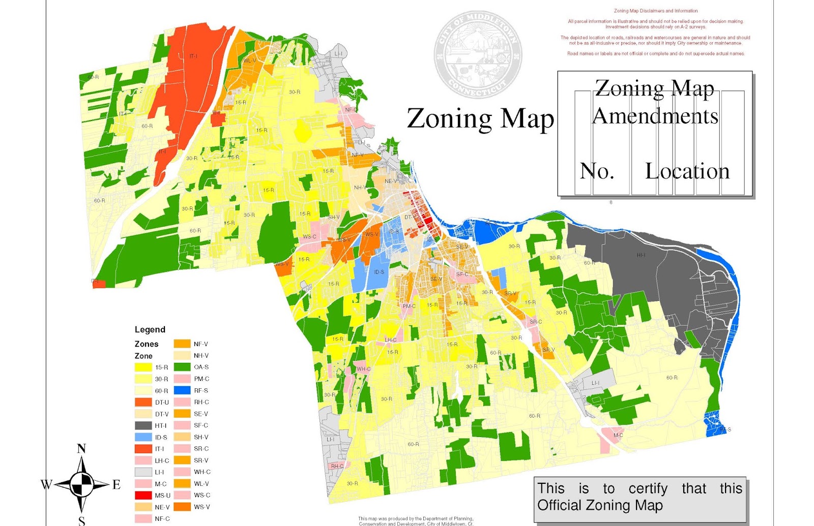 middletowneye: New Zones in Proposed Code