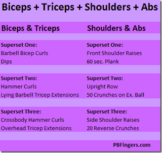 Fit for a Princess: Biceps, triceps, shoulders, and abs!