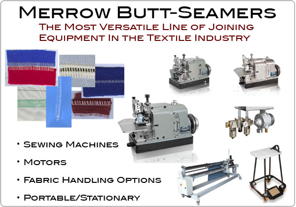 Merrow Butt Seaming Machines - wovens, non wovens and knits - Merrow ...