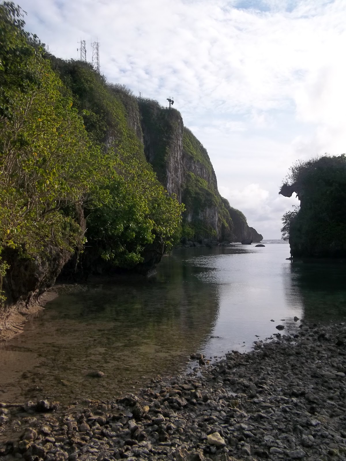 tipping guam over: Orote point hike