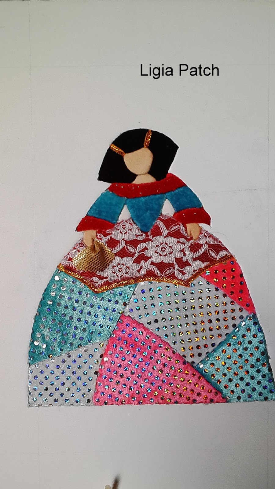 Ligia Patch: MENINA PATCHWORK SIN AGUJA