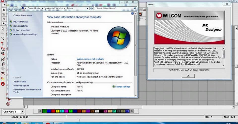 WILCOM V9 SP4 SUPPORT 32/64BIT (WIN XP/7/8/8.1/10) ~ RBe Desain