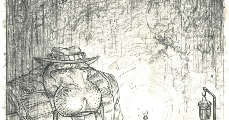 Waiting For Trade: Boo Cook pencil art for Elephantmen