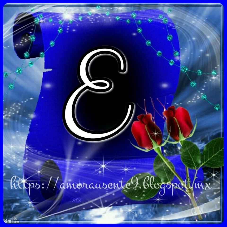 MY HAPPY PLACE..: Tu inicial con rosas (E)