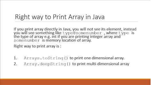 How To Print Array With Elements In Java Solution Example Java67