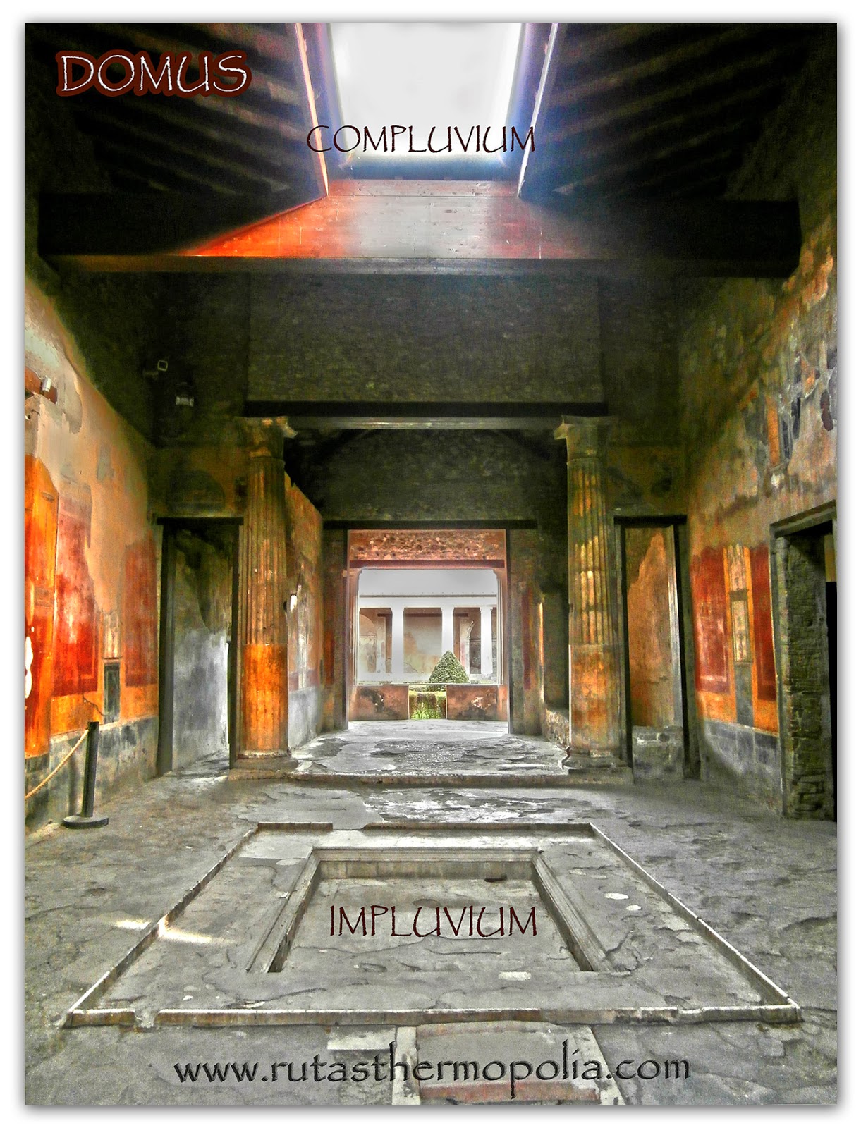 Rutas Thermopolia: LA CASA MEDITERRÁNEA I: DOMUS ROMANA