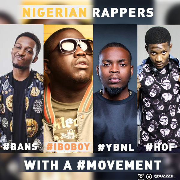 Welcome to Buzzzii's Blog : Nigerian Rappers With A Hiphop Movement