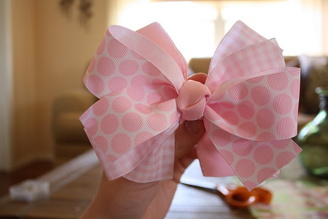 I Like Big Bows: Three layered hairbow tutorial