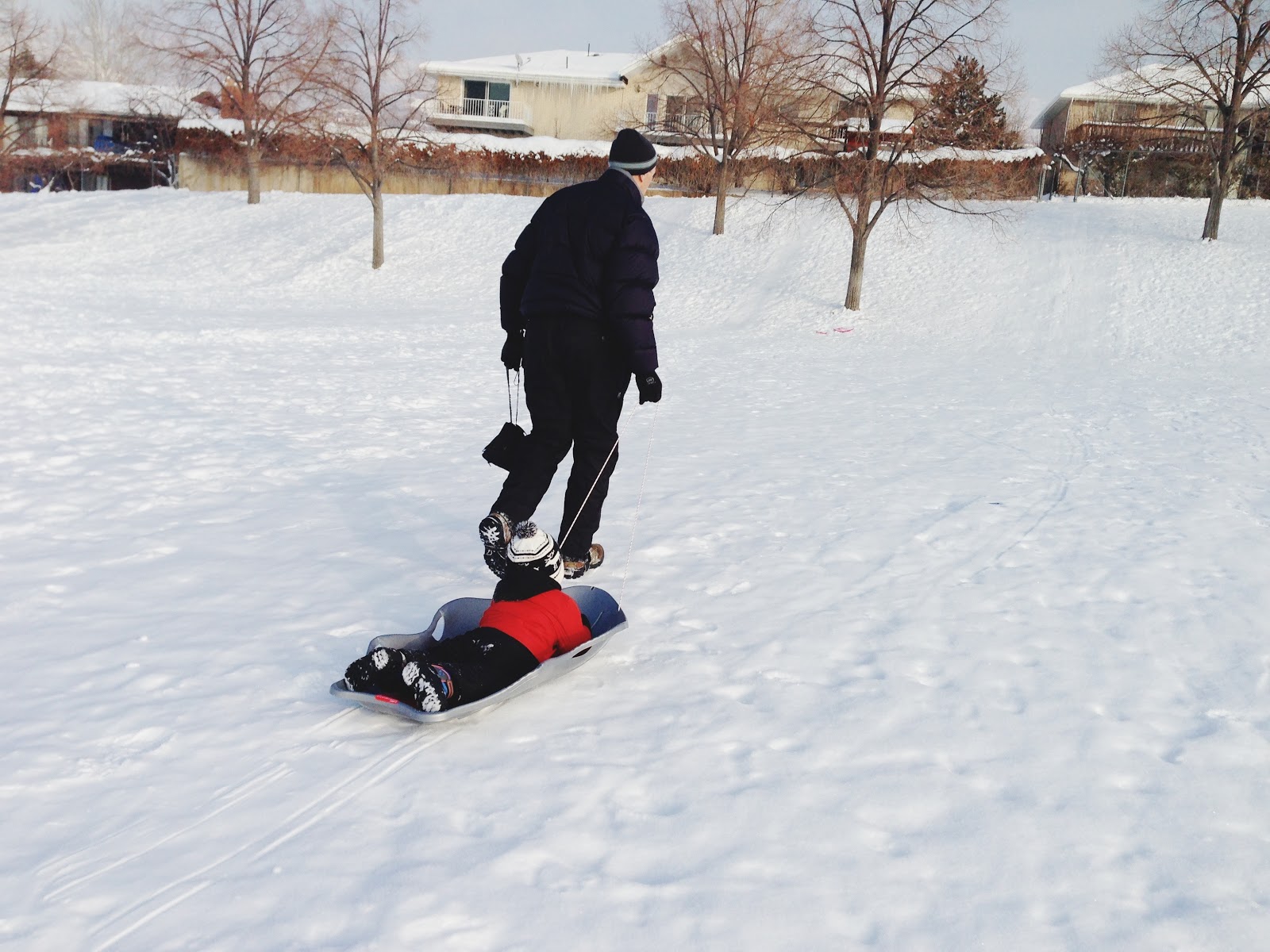 LIFE IS SWEET: Sledding