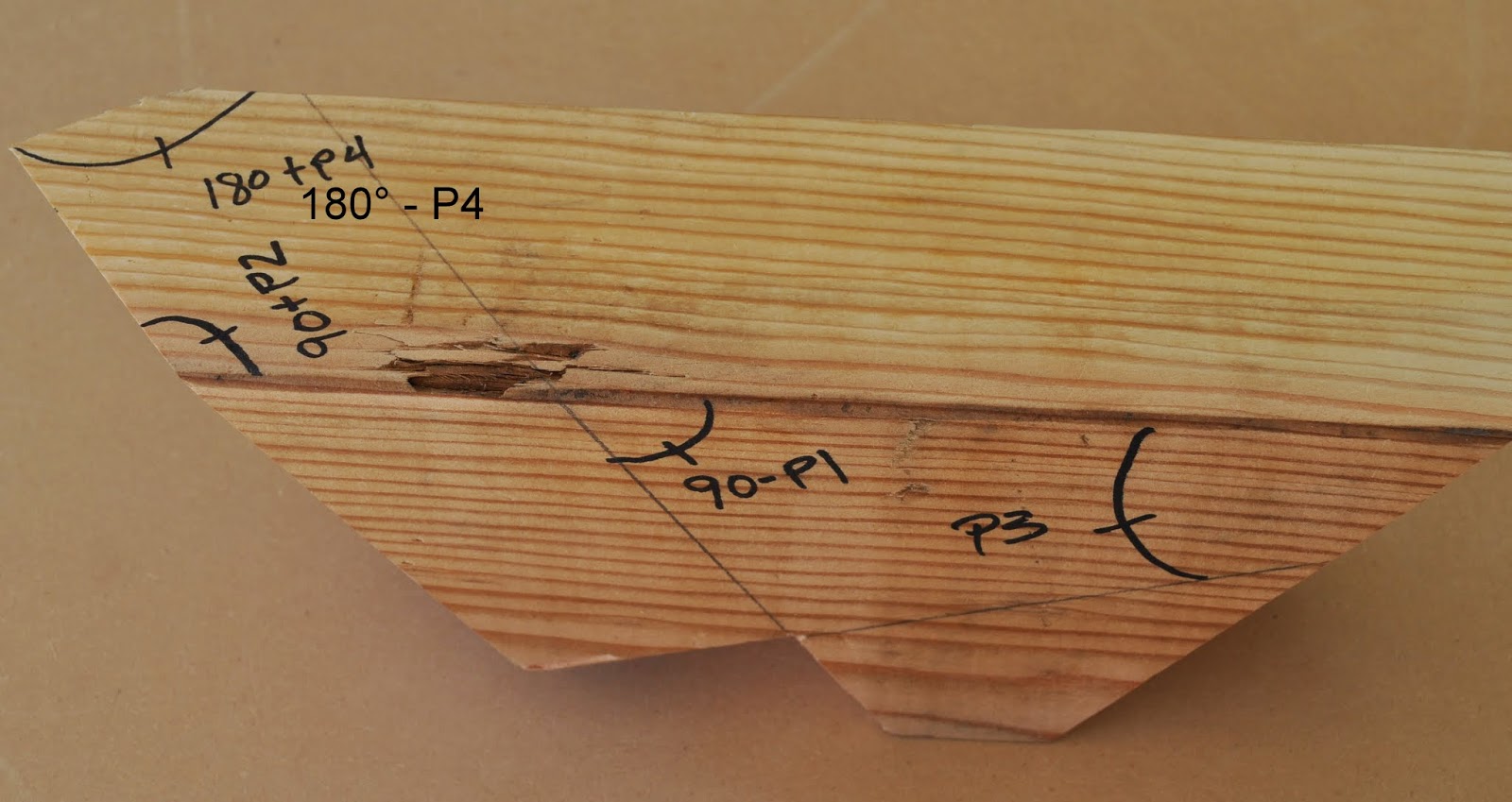 Roof Framing Geometry: Timber Framing Angle: P4