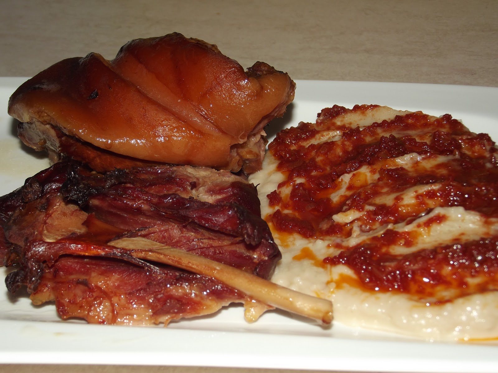 Prin bucatarie - Ciolan afumat la cuptor