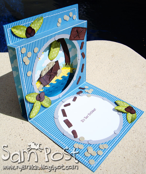 Ryemilan's Ramblings: Pirate Punch Art Shadowbox Card...