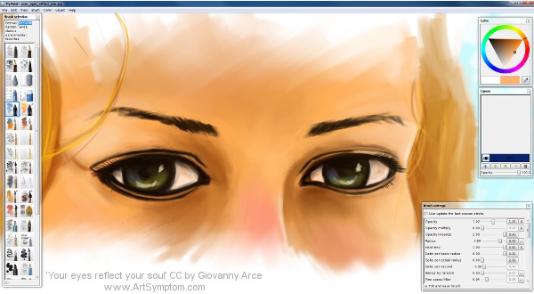 UsuarioDebian: MyPaint - Arte digital