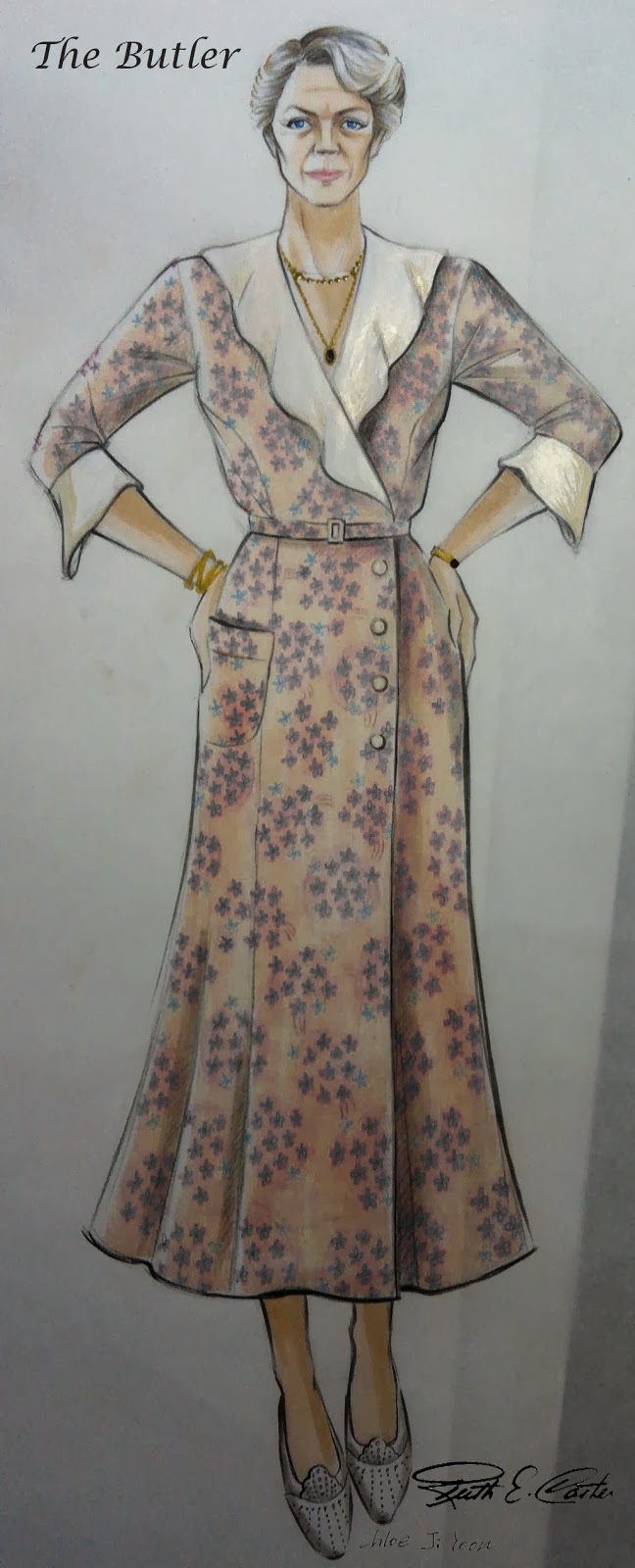 Costume Illustrations/ The Butler