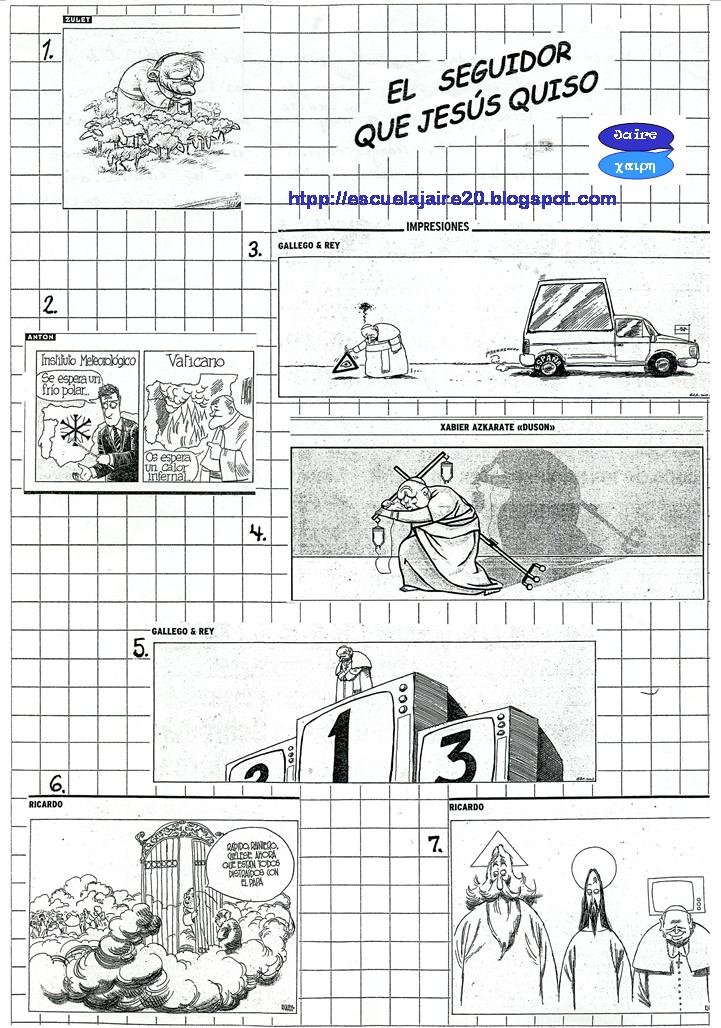 Comics de Juan Pablo II - Escuela Jaire 2.0