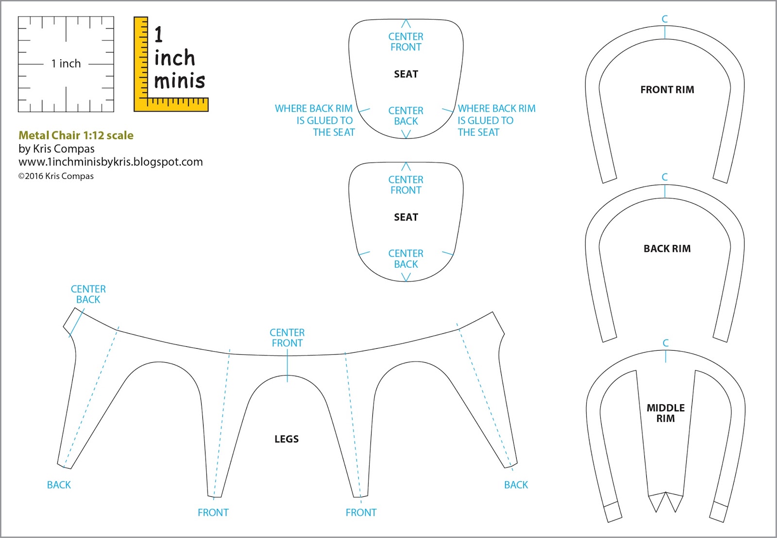 Dollhouse Miniature Furniture - Tutorials | 1 inch minis: 1 INCH SCALE ...