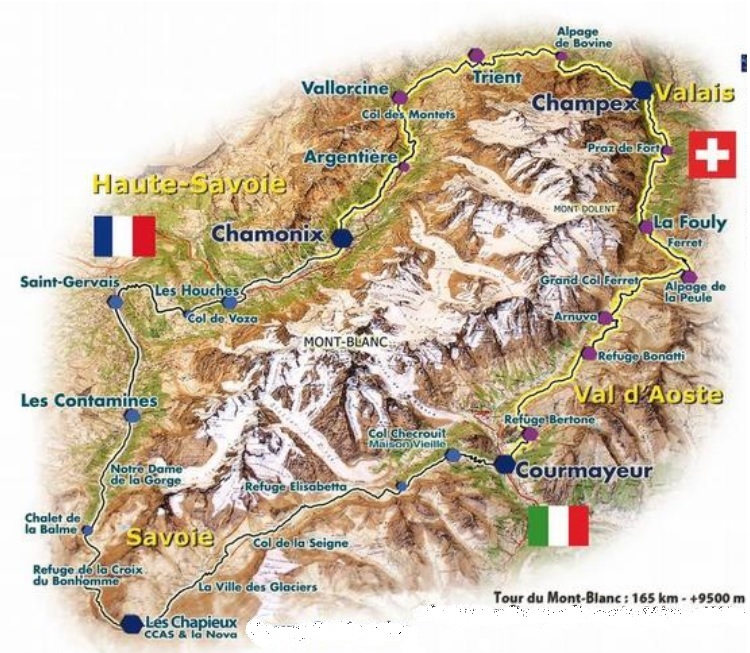 Le Grand Pont (Deux): Le Tour du Mont Blanc 1