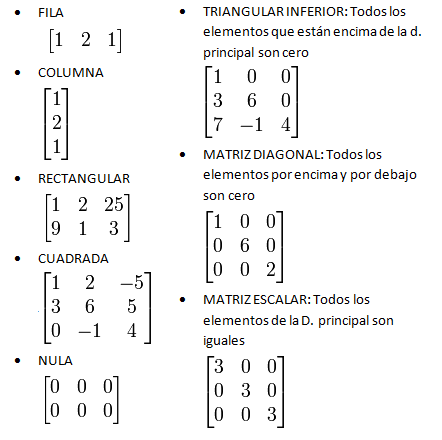 Ayudas De Clase: Matrices