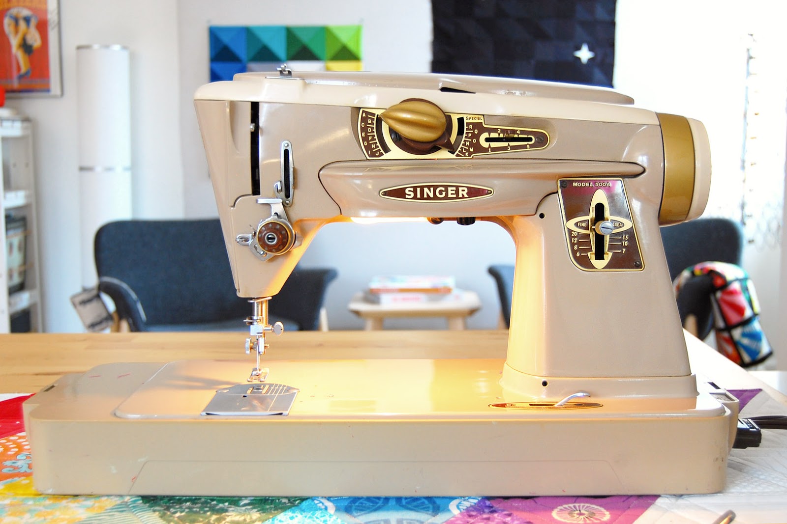 Miss Sews-it-all: 1961 Singer 500A