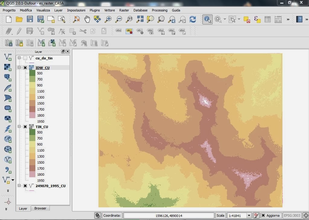 Gis-niubbo: ArcGIS vs Qgis: Raster