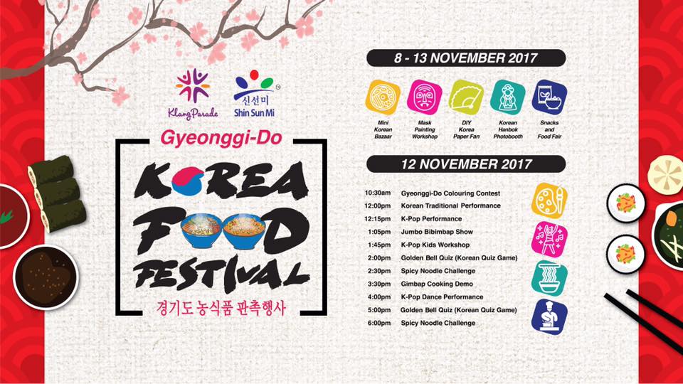 Isaactan.net: KOREA Gyeonggi-Do Food Festival @ Klang Parade This 8-13 ...