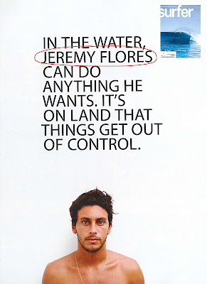 Quiksilver PR: Jeremy Flores is Featured in SURFER magazine!