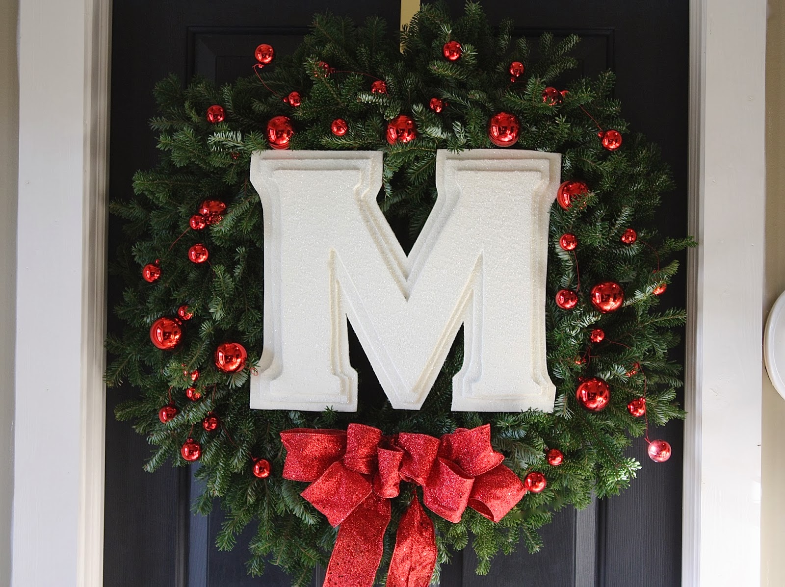 The Yellow Cape Cod: Do-It-Herself (DIY) Custom Monogrammed Wreath