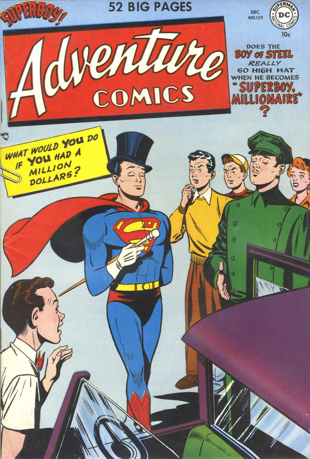 Days of Adventure: Adventure Comics # 159, December, 1950