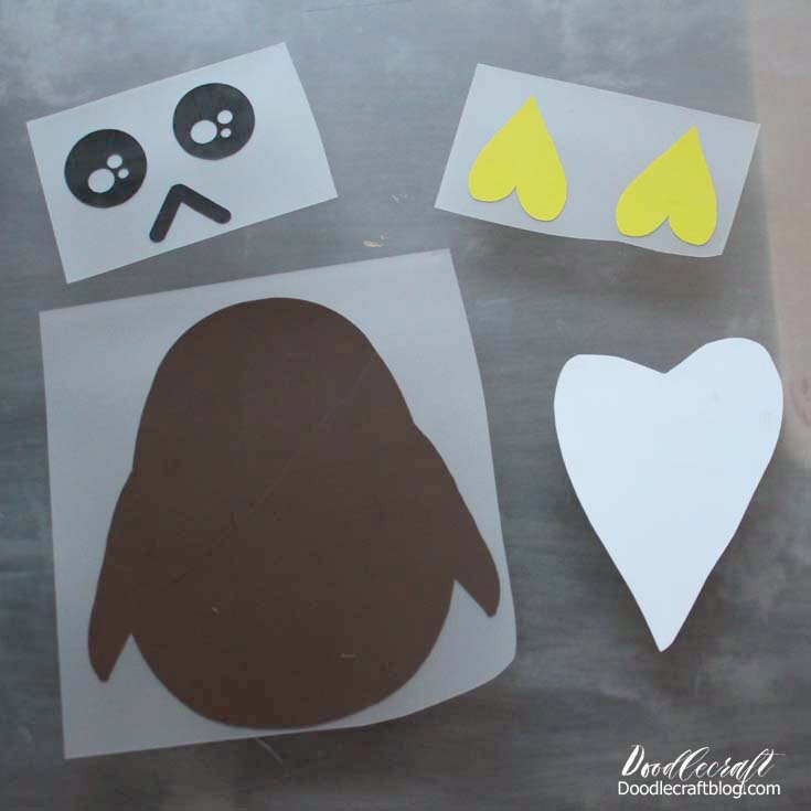 Star Wars Porg Heat Transfer Vinyl Shirt DIY!