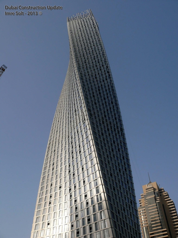 Dubai Constructions Update by Imre Solt: Images of Cayan Tower, aka ...
