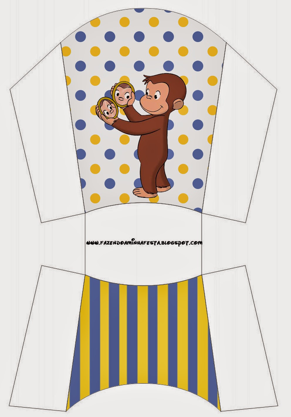 Curious George: Free Printable Boxes. - Oh My Fiesta! in english