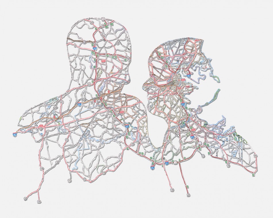 Simply Creative: Amazing Art Made Of Map