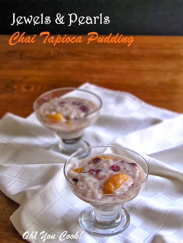 Jewels & Pearls Chai Tapioca Pudding - Improv Challenge