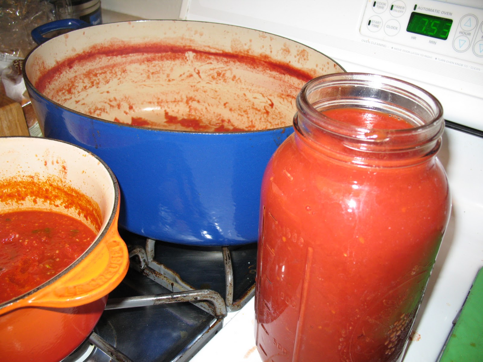 Gardens At Home: Making tomatoe base