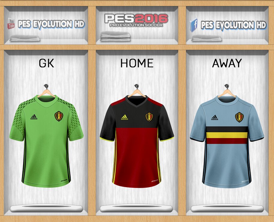 PES 2016 Kits Seleções da Euro 16-17 - Pes Evolution HD