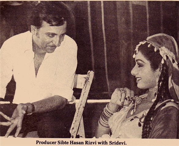 Sridevi: Sridevi and Sunny Deol on the sets of Joshilaay