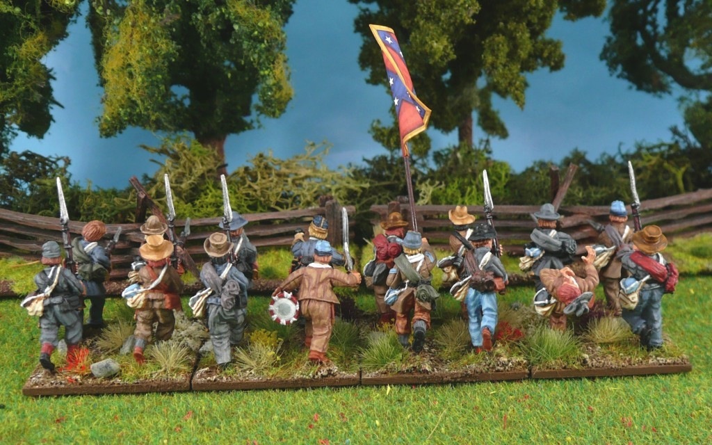 Analogue Hobbies: From ChristopherS: 28mm ACW 4th Texas (82 points)