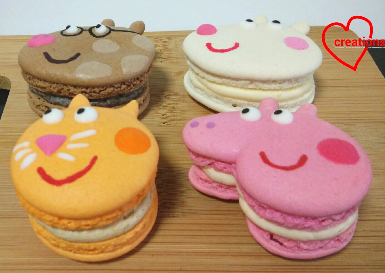 Loving Creations for You: Peppa Pig & Friends Assorted Macarons