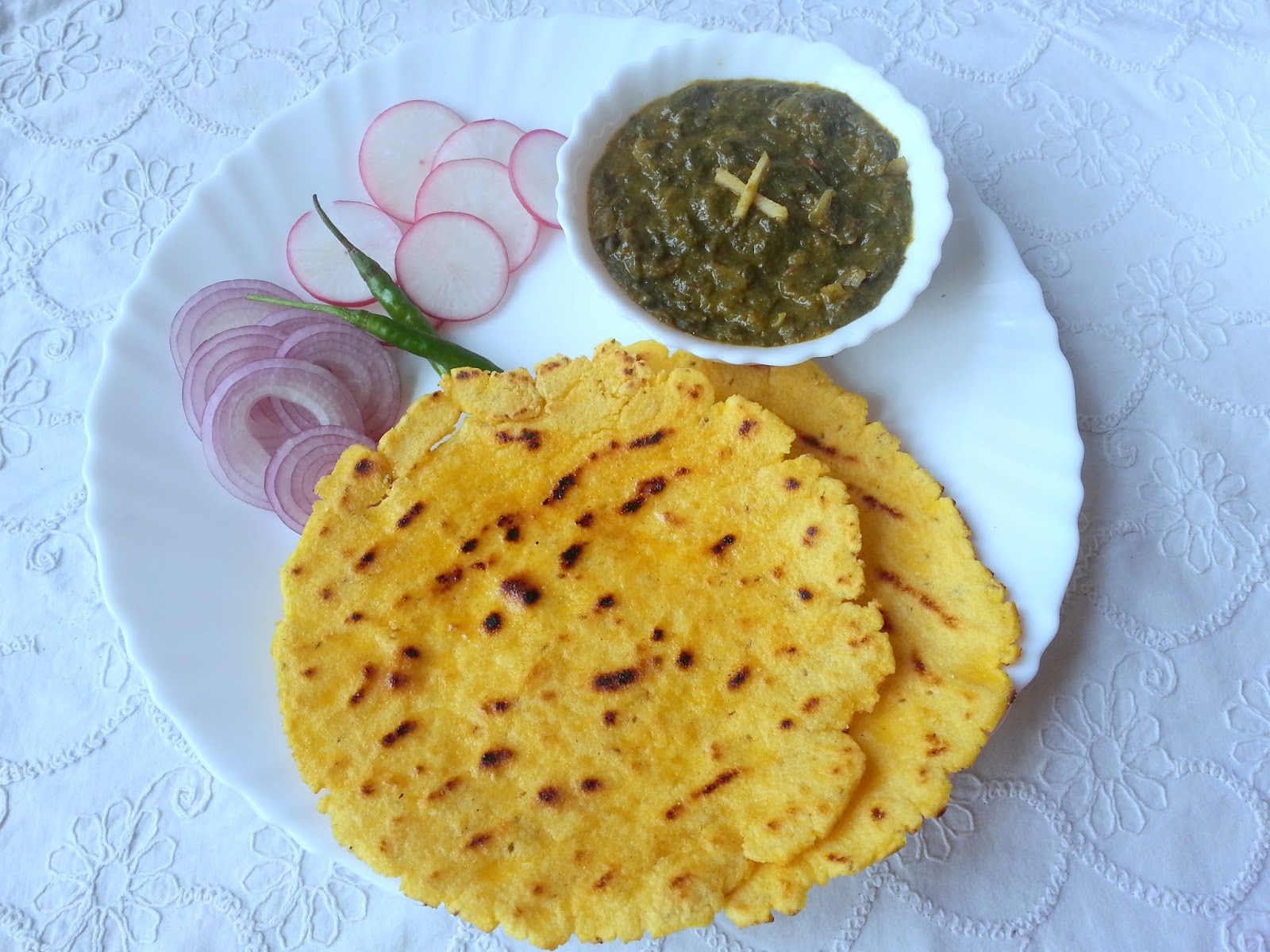 Annapurna: Makki Ki Roti / Gluten-Free Indian Flat Bread From Punjabi ...